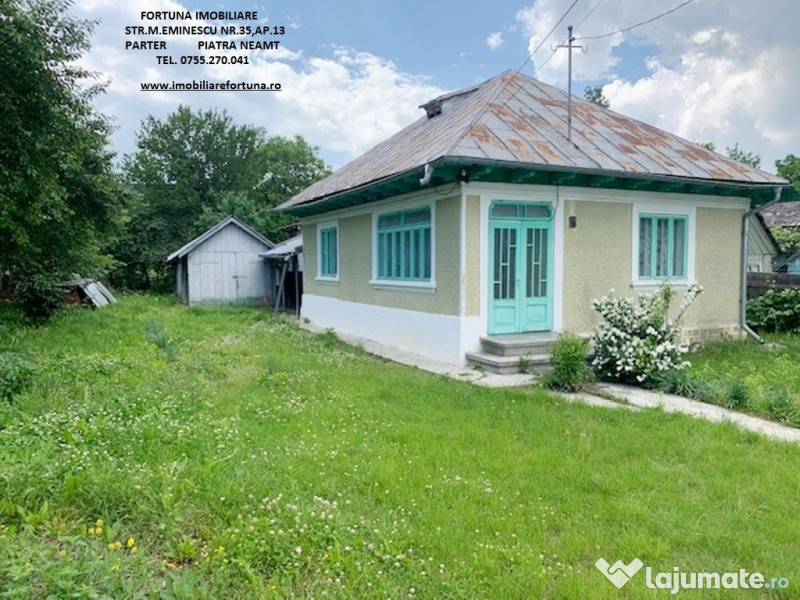 Proprietate com.Bodesti, casa + anexe + teren 7481 mp, 40.000 eur ...