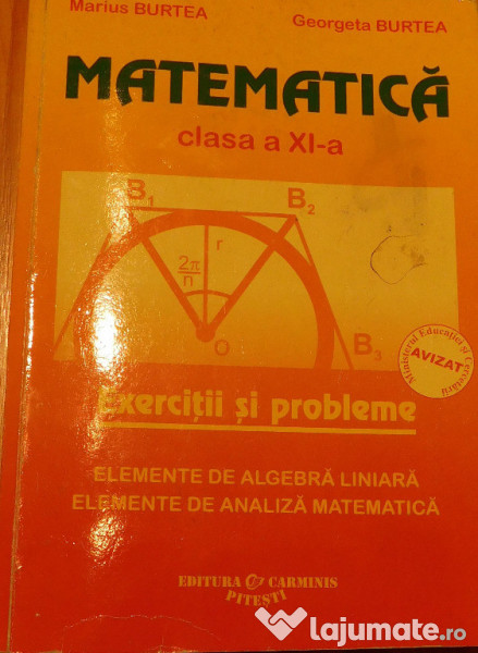 manualul de matematic #259 pentru clasa a XI-a M1 - Editura Carminis