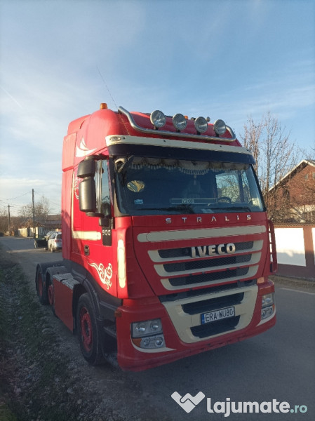 Cap tractor Iveco Stralis 6×2 euro 5 de 500 CP, 8.500 eur - Lajumate.ro