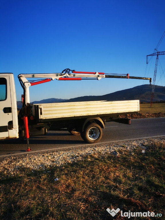 Iveco daily cu macara și basculare omologata euro 5 ,detarat la 3500 cat B