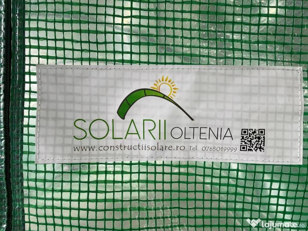 Solar gradina cu schelet metalic 6 x 3