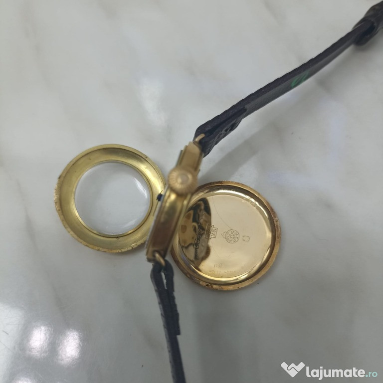 Ceas Omega Aur 18K Automatic Dama, 26mm, Zeus Amanet Rahova