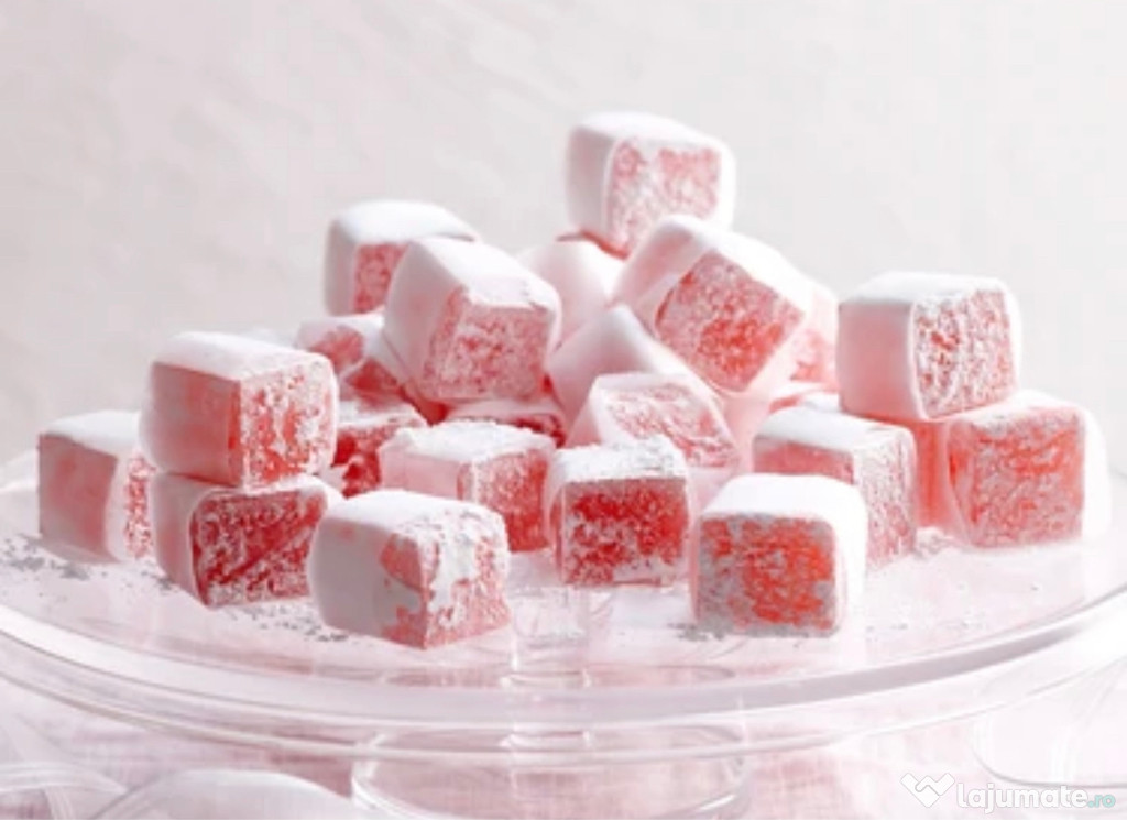 Rahat Turcesc de trandafiri, prajituri turcesti, lokum, dulciuri ...