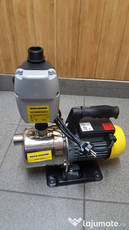 Hidrofor TIP cu presostat electronic, suctiune maxima 9 m