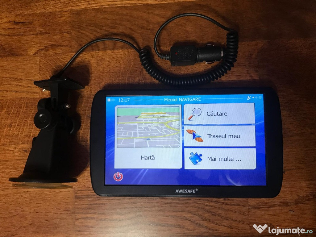 GPS Awesafe A9 - DISPLAY MARE 9 INCH - iGO Harti Actualizate