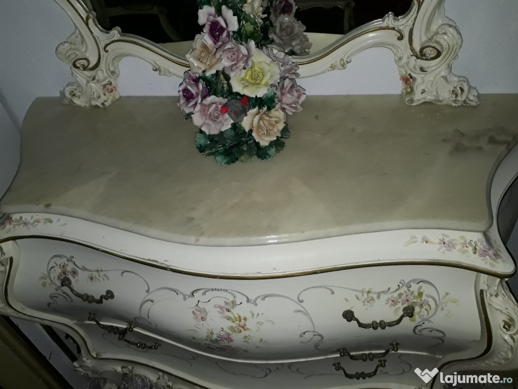 COMODA/SERVANTA VENETIANA BAROC LEMN,PICTATA/MOBILA ANTICA