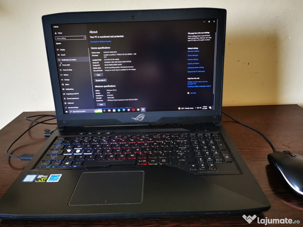 Asus Rog Strix GL503 VD