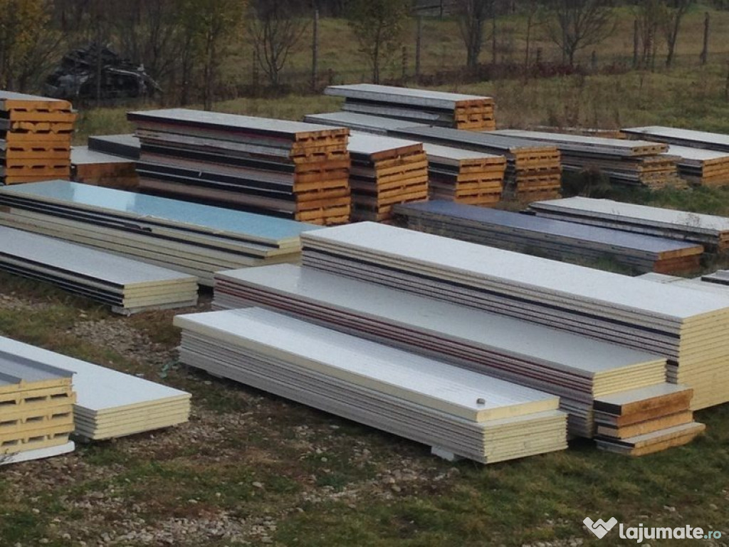 Panouri termoizolante tip sandwich de acoperis- poliuretan