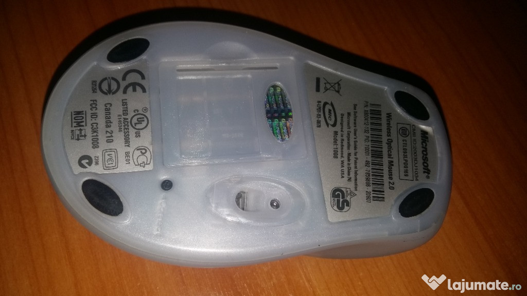 Microsoft wireless optical mouse 2.0 w/ receiver model 1008
