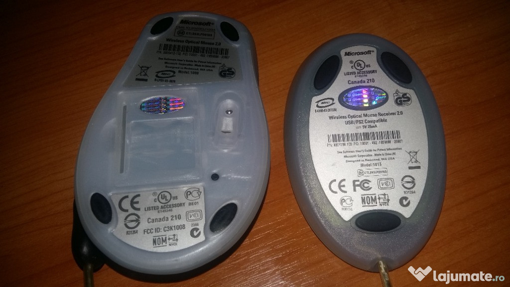 Microsoft wireless optical mouse 2.0 w/ receiver model 1008