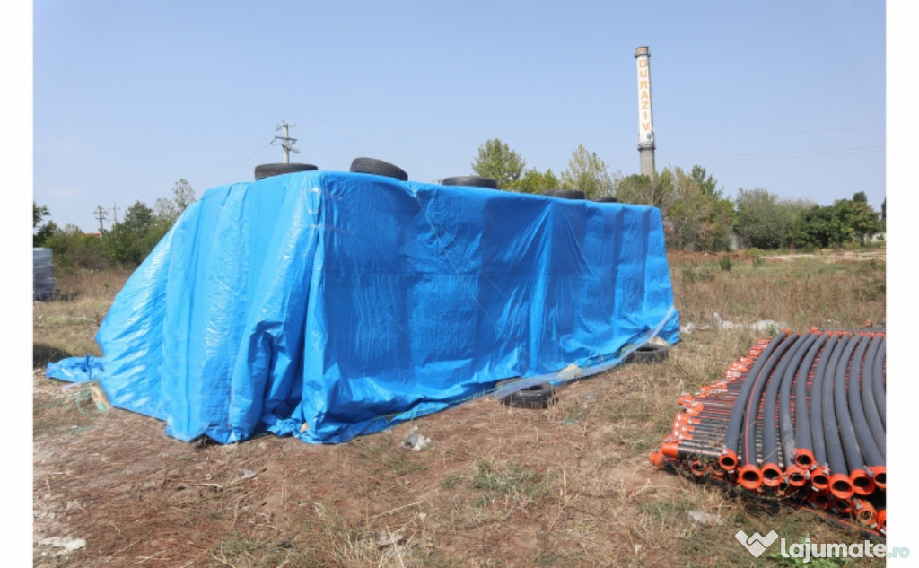 Baloti paie lemne capete fan cereale prelata groasă acoperit