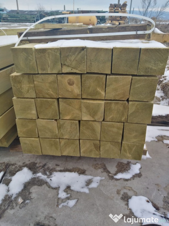 Cherestea rasinoase rindeluita si impregnata in autoclava