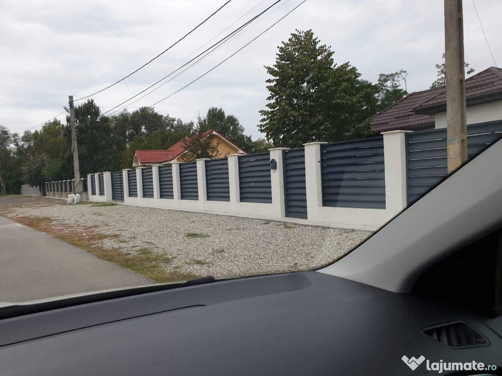 Porți metalice din tabla debitata și fier forjat